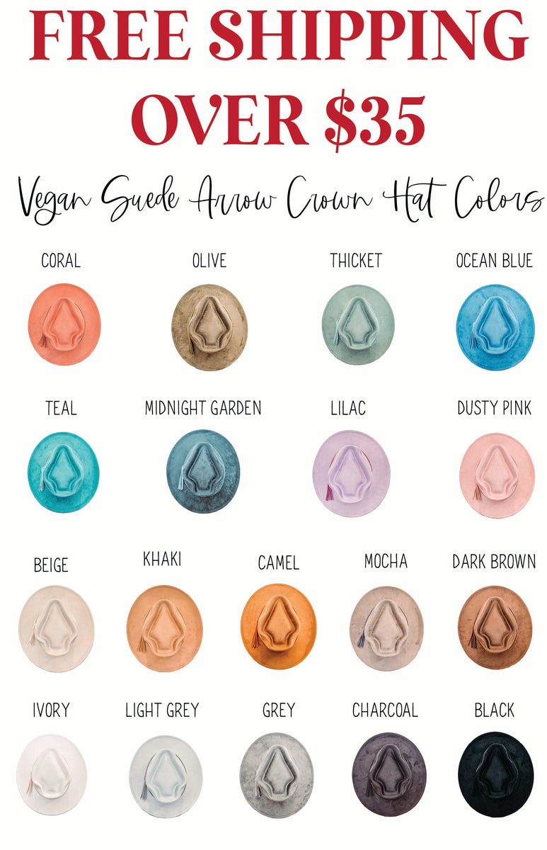 Arrow Crown Vegan Suede Hat Blank, Arrowhead Blank Hat for Burning, Ar ...